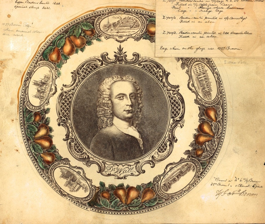 Vancouver B.C Woodward's China Dept ROYAL WORCESTER ~ Dr 10.25 John ...