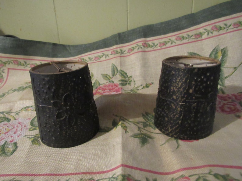 Antique Handmade Cut & Pierced Cut Out Paper Lamp Shades. A | Etsy