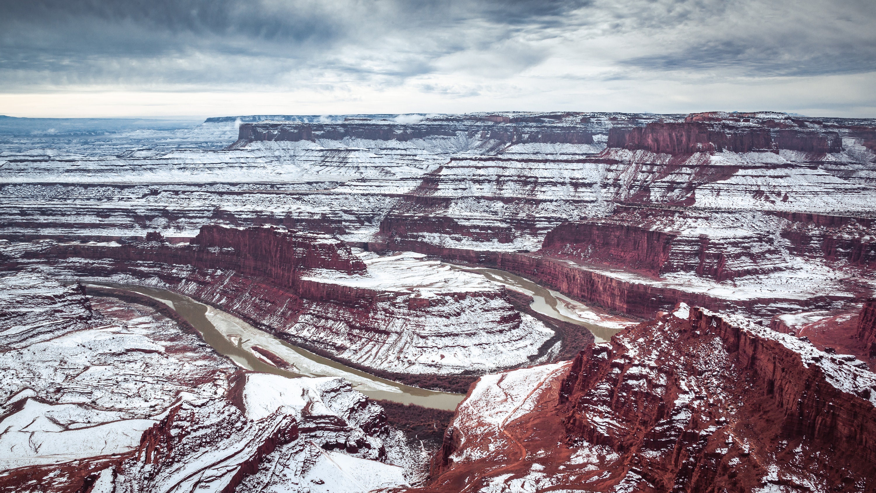 Winter Landscape Dead Horse Point, Moab, Utah Printable Digital ...