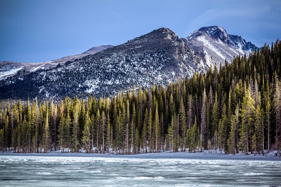 Bear Lake Colorado Winter