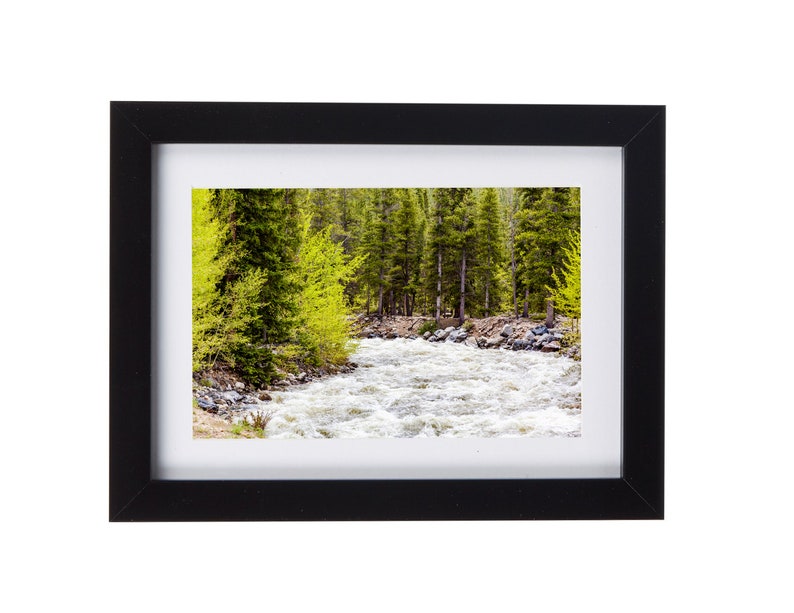 Rapids Through Officer's Gulch in the Colorado Rocky Mountains in Early ...