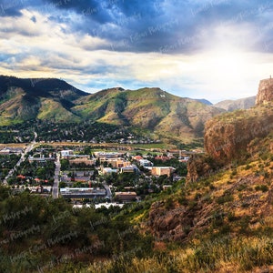 View of Golden, Colorado From South Table Mountain, Landscape ...