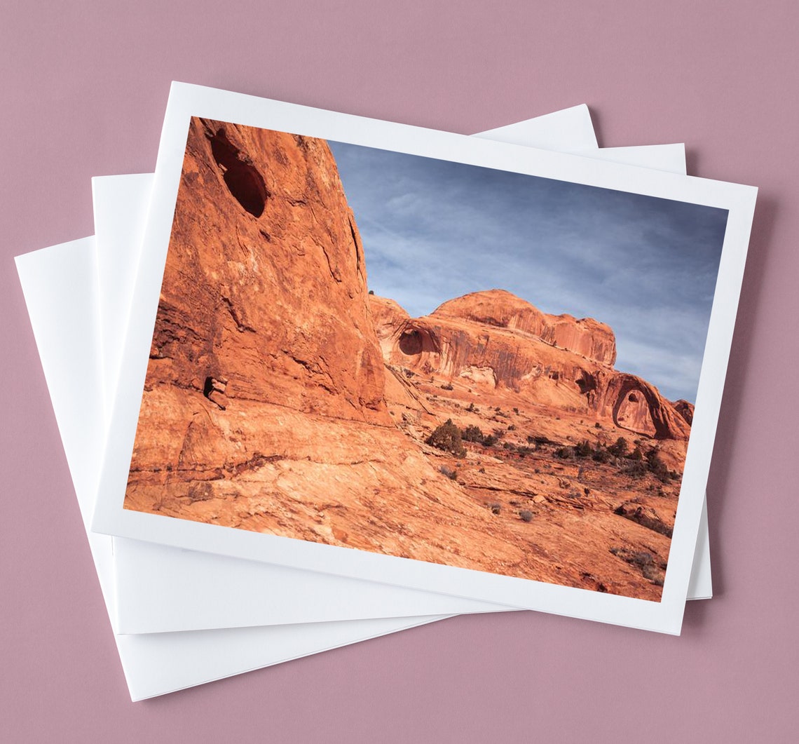 Bowtie Arch and Corona Arch in Moab, Utah Printable Digital Download ...