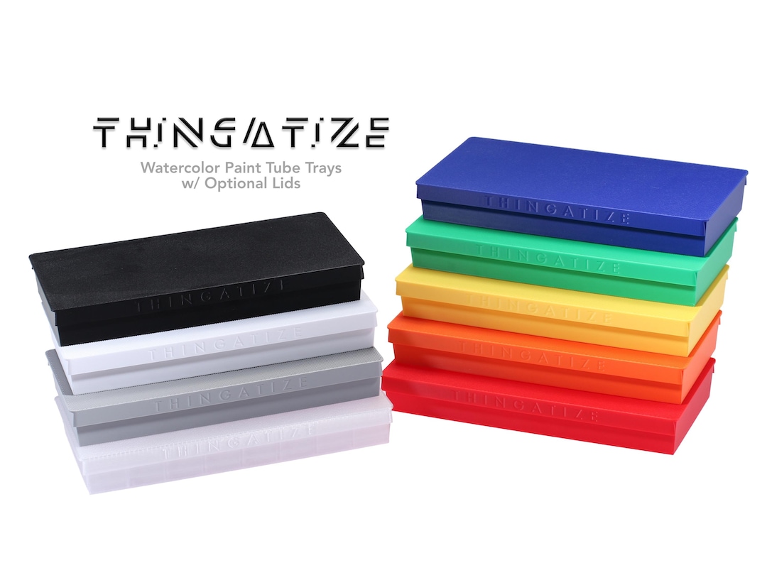 Paint Tube Organizer Tray - Flexible & Breathable Trays for Paint ...
