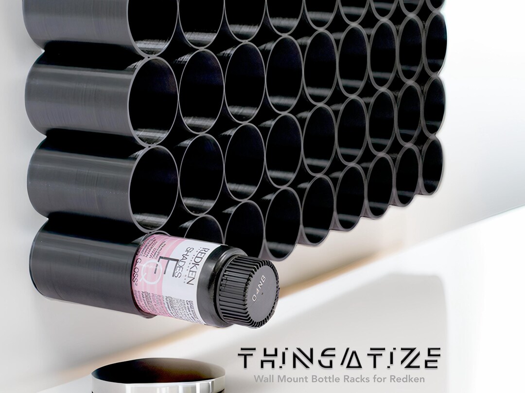 Redken Shades EQ Wall Mount Hair Color Organizer - Heavy Duty Bottle ...