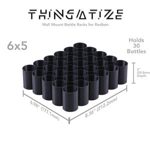 Redken Shades EQ Wall Mount Hair Color Organizer - Heavy Duty Bottle ...