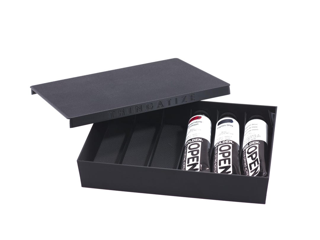 Paint Tube Organizer Tray: Holds 6 Colors - Made in USA - Etsy