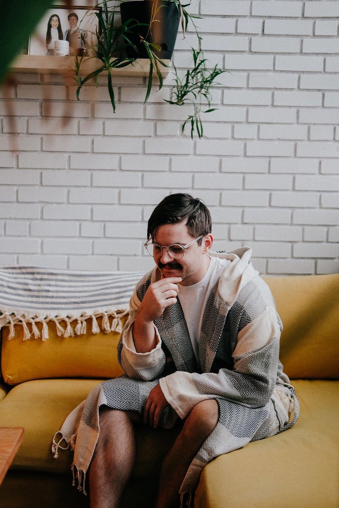 Work From Home Dark Robe - Etsy