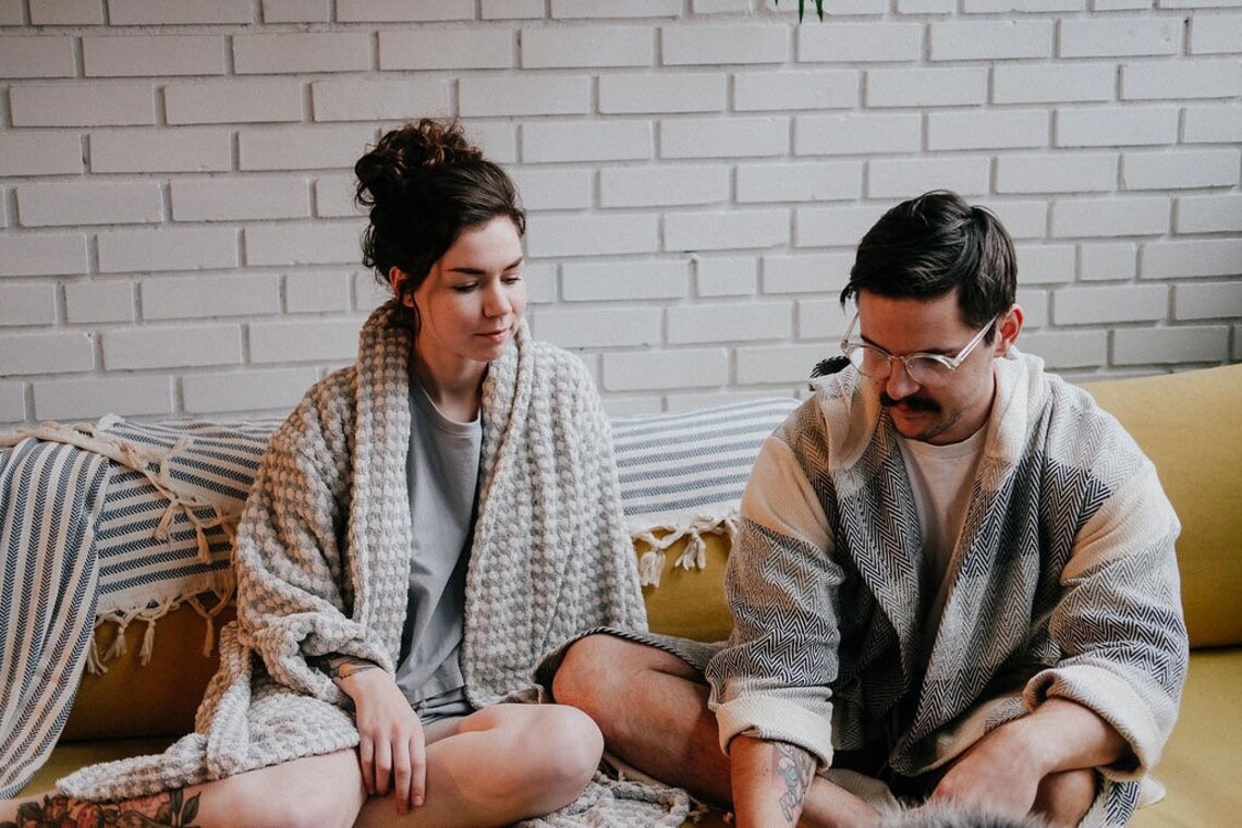 Work From Home Dark Robe - Etsy