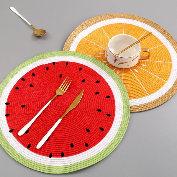 Watermelon Placemats - Etsy