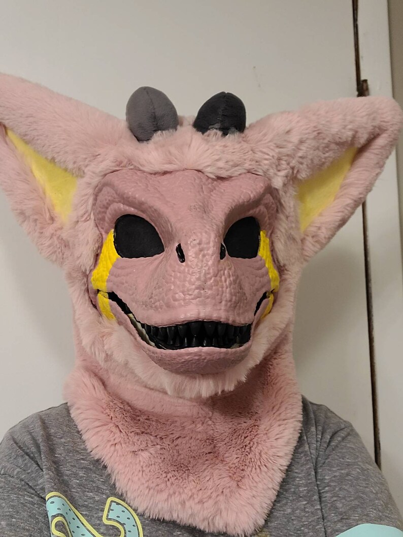 Dino Mask Fursuit Head Commissions Read The Description1 Etsy
