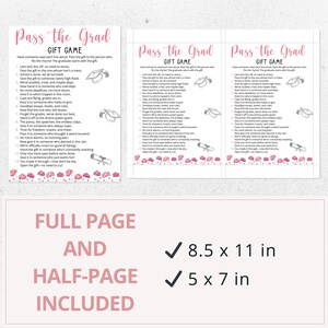 Pass the Prize Graduation Games | Gift Exchange Ice Breaker Canva ...