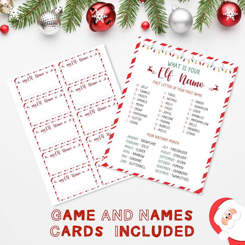 Christmas Games Bundle | Editable Canva Template, Scavenger Hunt ...