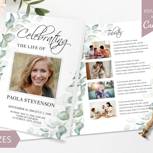 One Page Program - Etsy