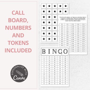100 Printable Bingo Cards | 1, 2, 4 and 6 per Page, Custom Bingo Card ...