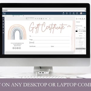 Gift Certificate Template Printable, Editable Etsy Gift Card ...