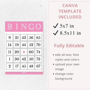 100 Printable Bingo Cards | 1, 2, 4 and 6 per Page, Custom Bingo Card ...