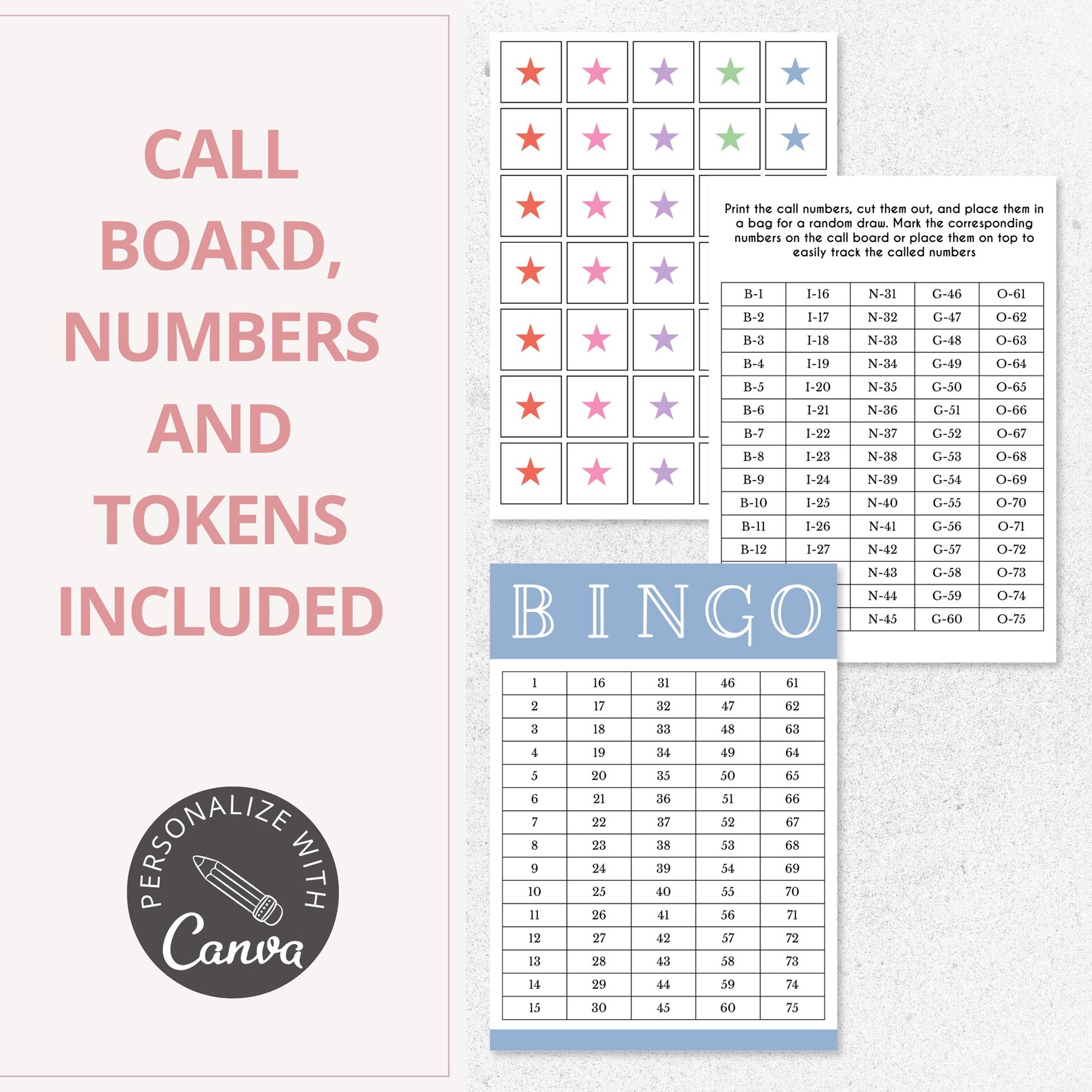 100 Printable Bingo Cards | 1, 2, 4 and 6 per Page, Custom Bingo Card ...