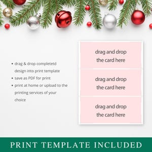 Editable Christmas Gift Certificate | Canva Template for Holiday ...