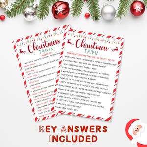 Christmas Trivia Quiz | Christmas Eve Game for Family | Fun Holiday ...
