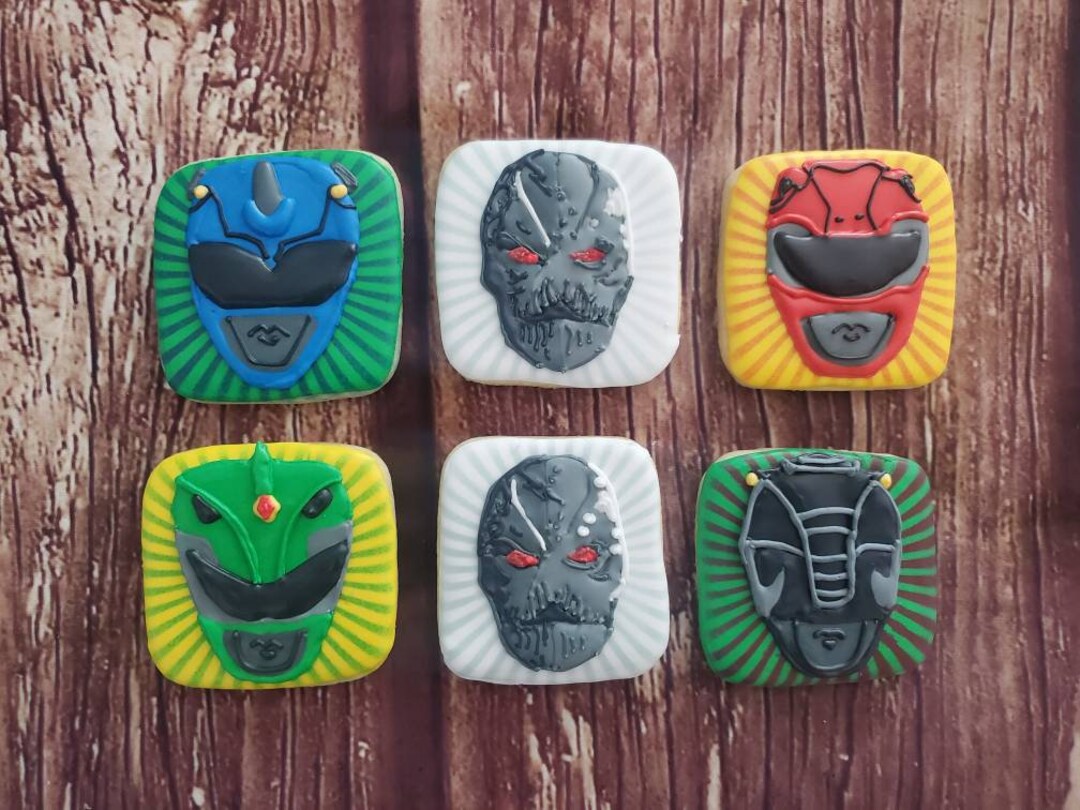 Power Ranger Cookies - Etsy