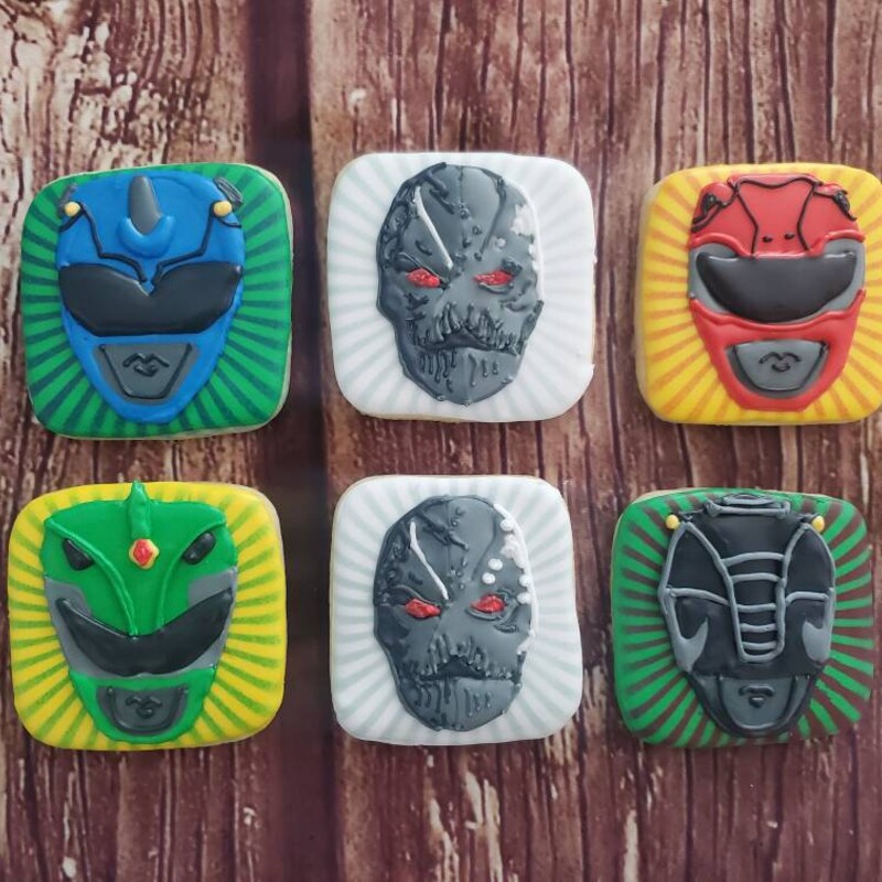 Power Ranger Cookie - Etsy