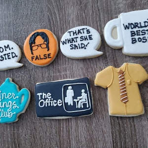The Office Cookies - Etsy