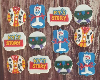 Toy Story Cookies, Woody Cookies, Toy Story One Dozen Cookies, Custom T ...