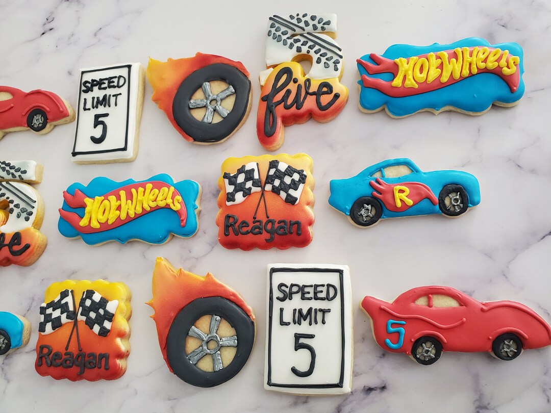 Hot Wheels/ Race / Cars Cookies - Etsy