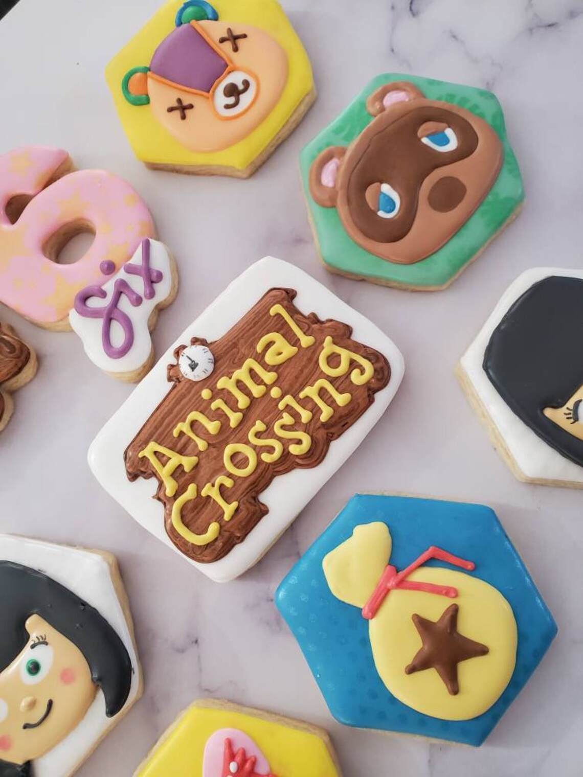 Animal Crossing Birthday Cookies | Etsy