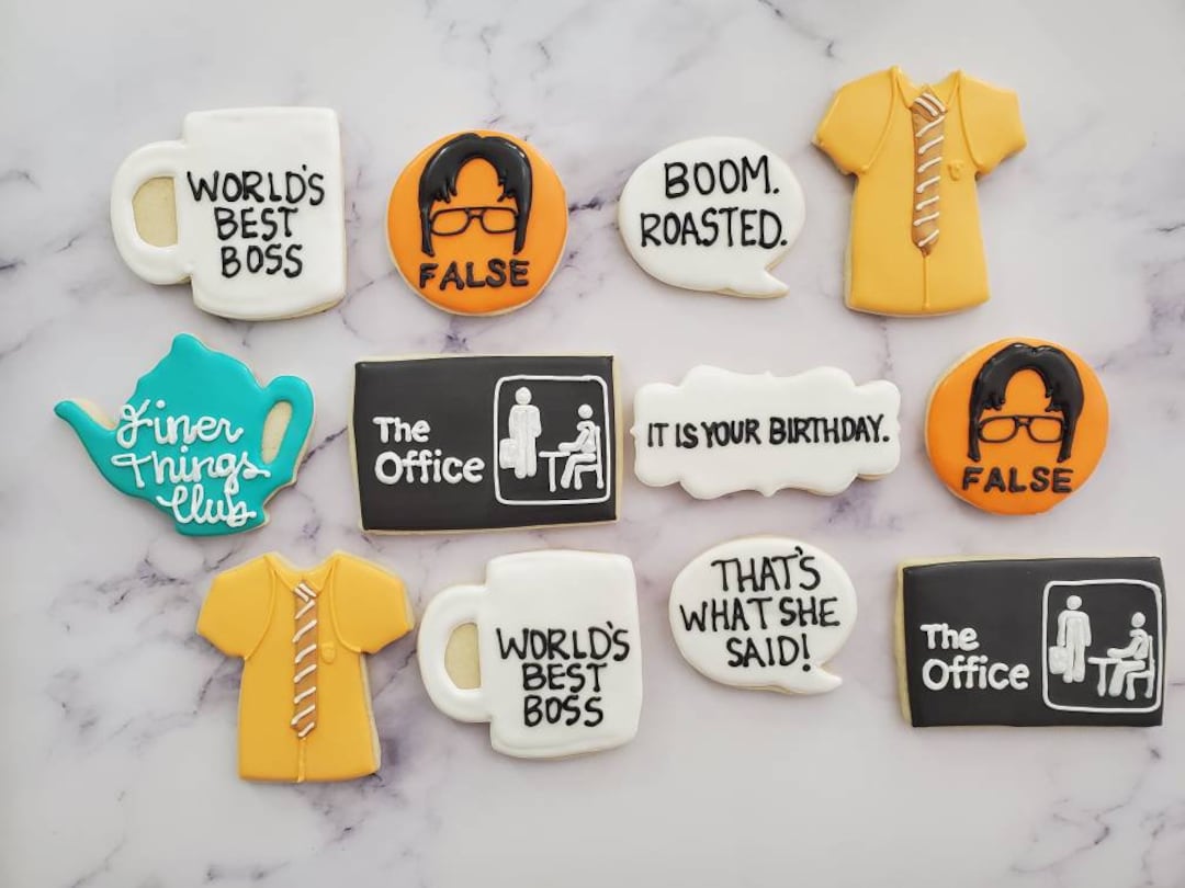 The Office Cookies - Etsy