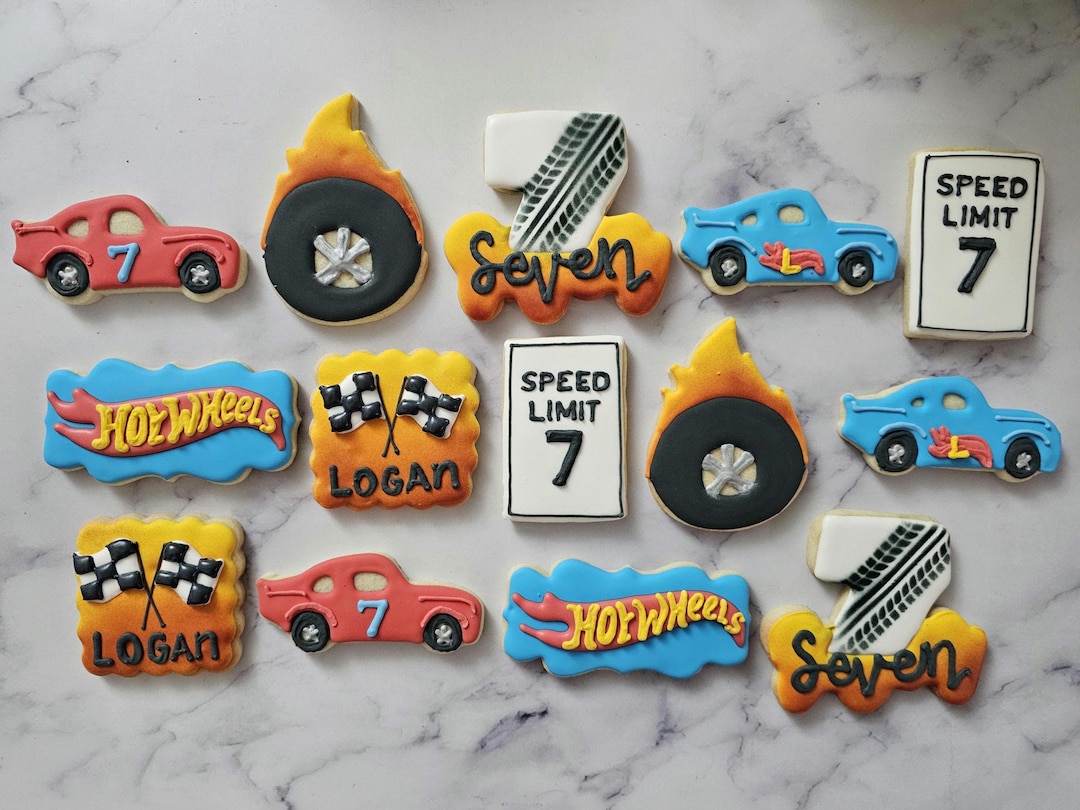 Hot Wheels/ Race / Cars Cookies - Etsy