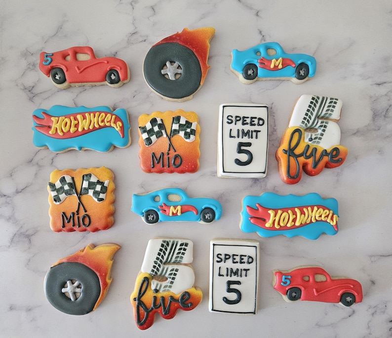 Hot Wheels/ Race / Cars Cookies - Etsy