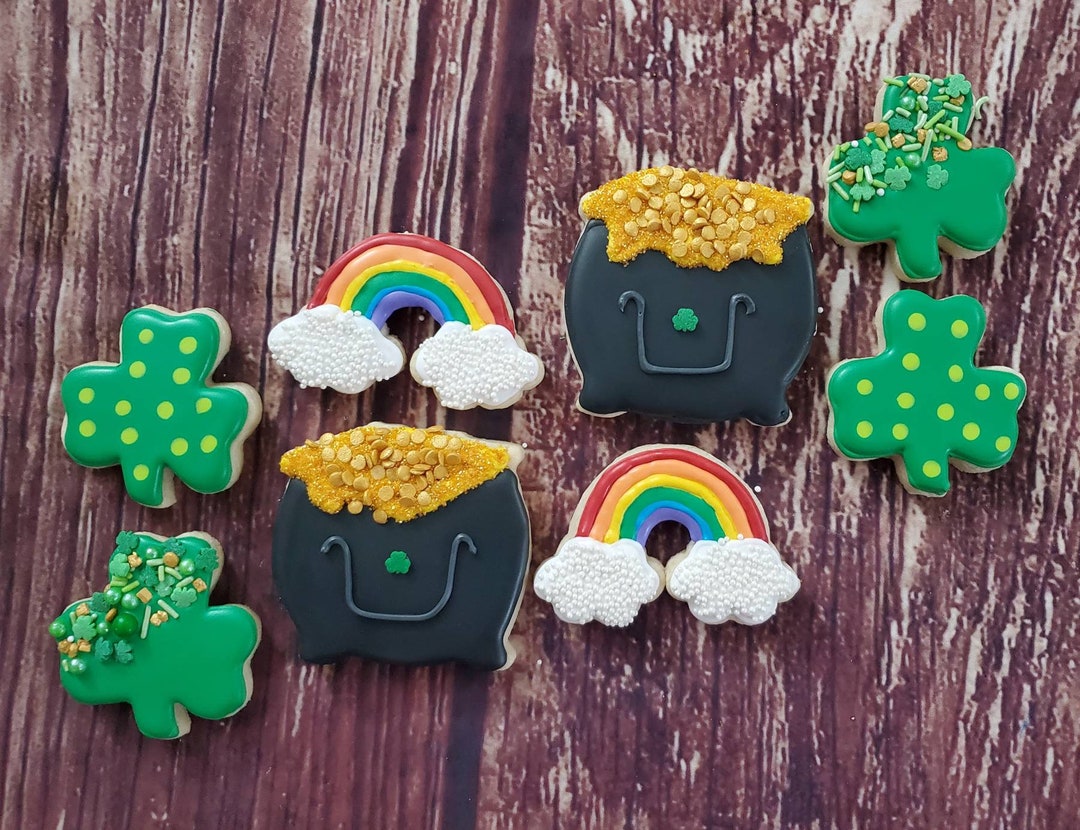 St. Patricks Day Cookies - Etsy