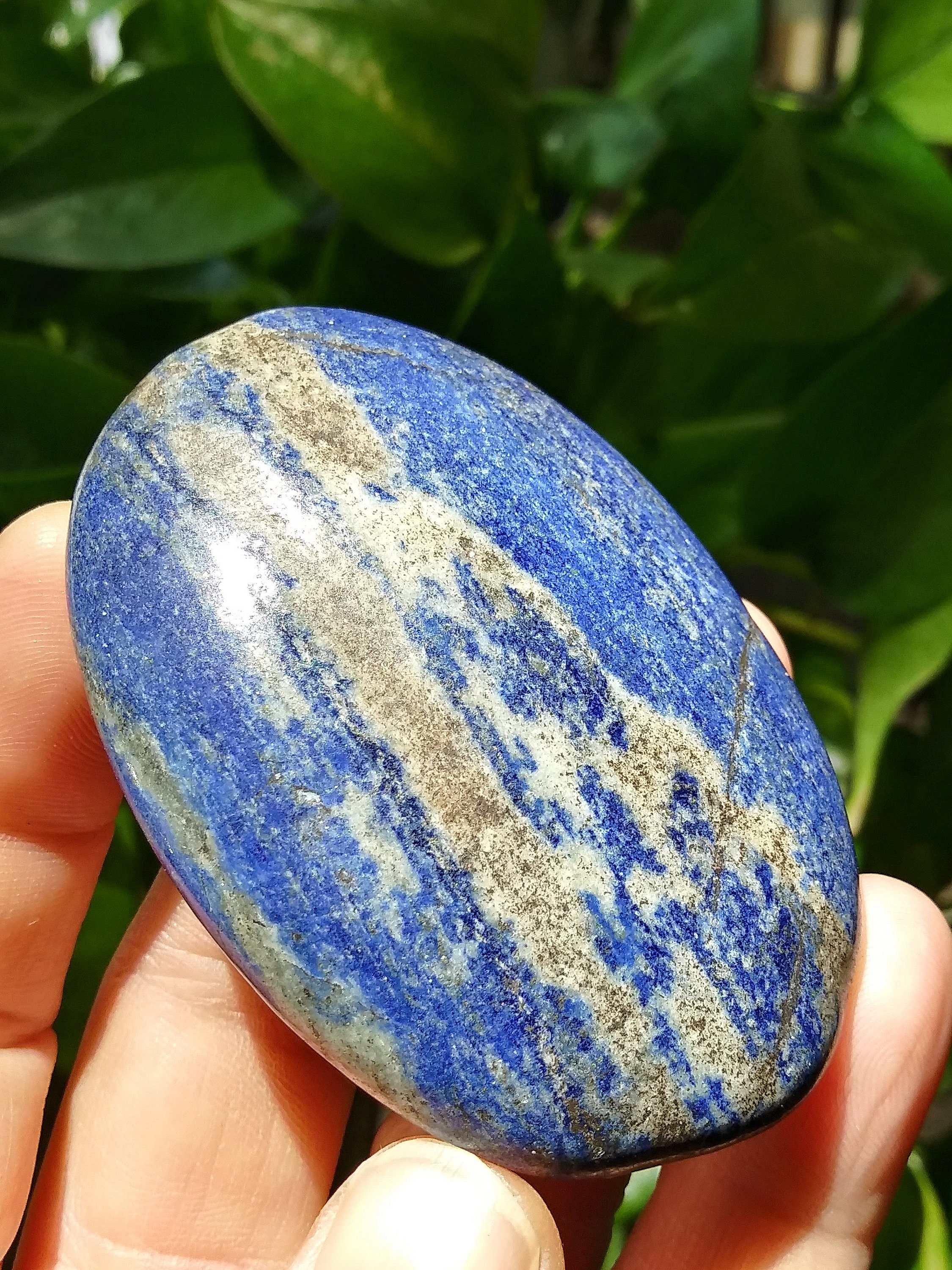 Large Lapis Lazuli Palm Stone/ Lapis Lazuli Stone/ Healing | Etsy