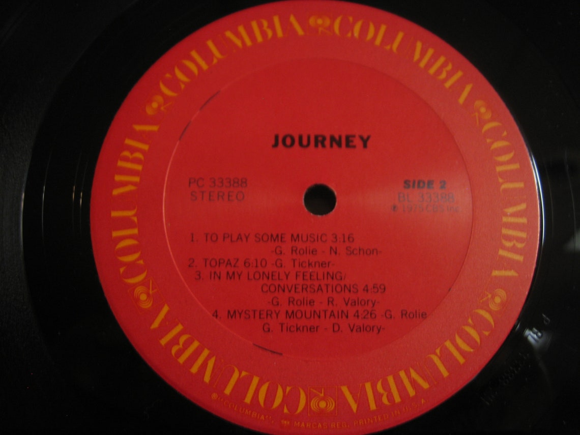 Vintage Journey Debut Album 1975 Self Titled Vinyl Rock | Etsy