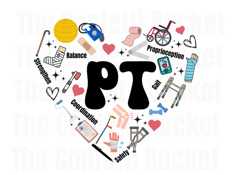 PT Png, PTA Png, DPT Png, Physical Therapy Png, Rehab Png, - Etsy