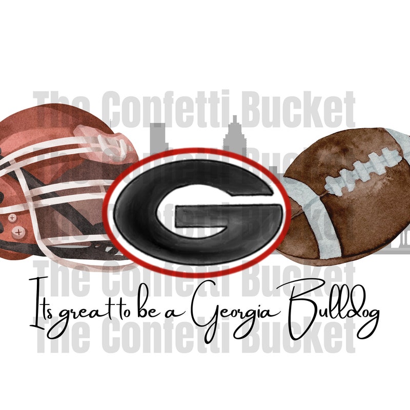 Georgia Bulldog Logo - Etsy