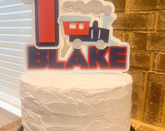 Printable Train Cake Topper | Etsy