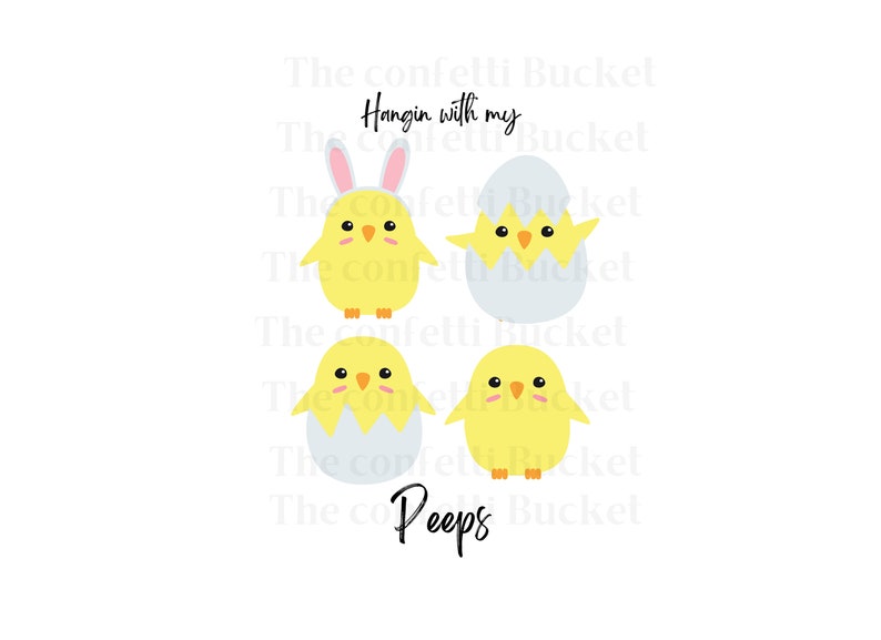 Hangin With My Peeps Png, Cute Easter Png, Chicks Png, Chicks ...