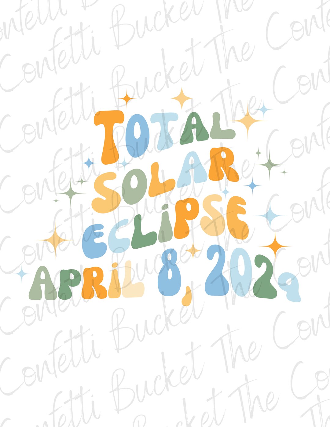Total Solar Eclipse 2024 PNG, Retro Solar Eclipse Design, Total Eclipse ...