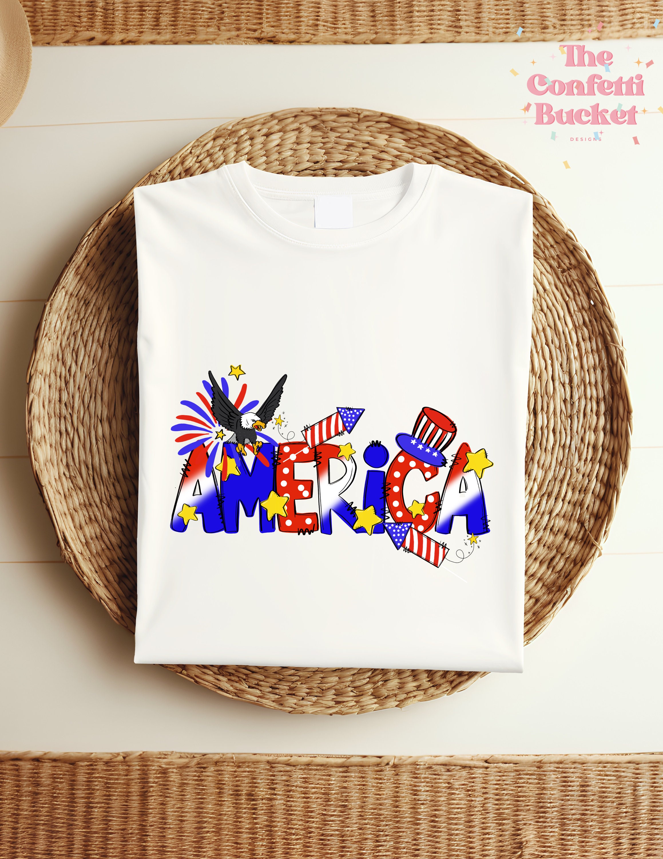 Red, White, Blue America PNG, America Png, USA Pride PNG, Stars and ...