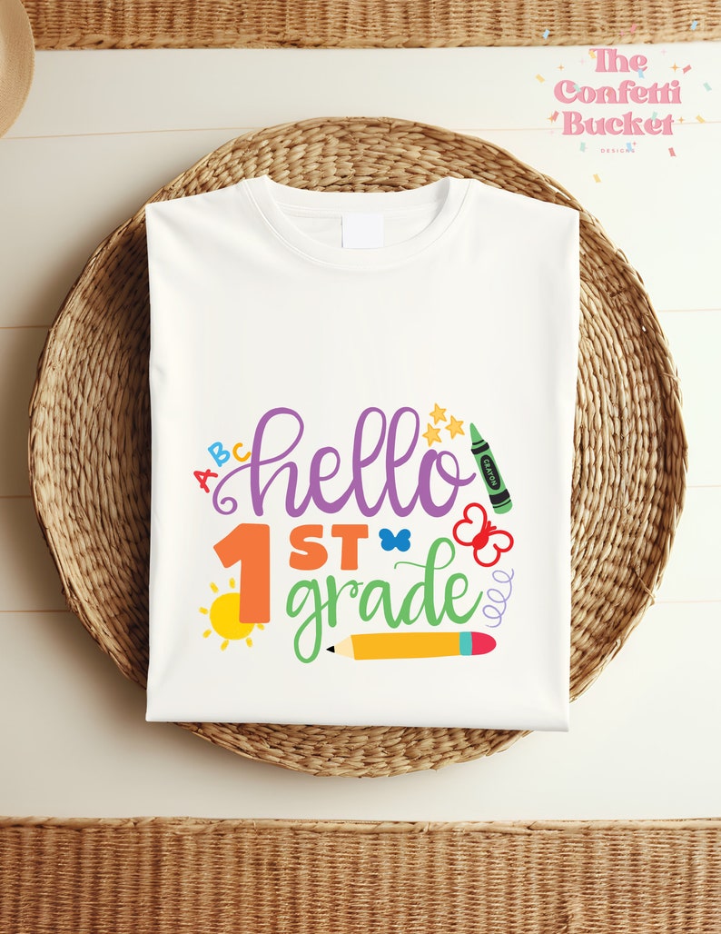 1st Grade Digital Download PNG, Back to School Clipart, First Grade Png ...