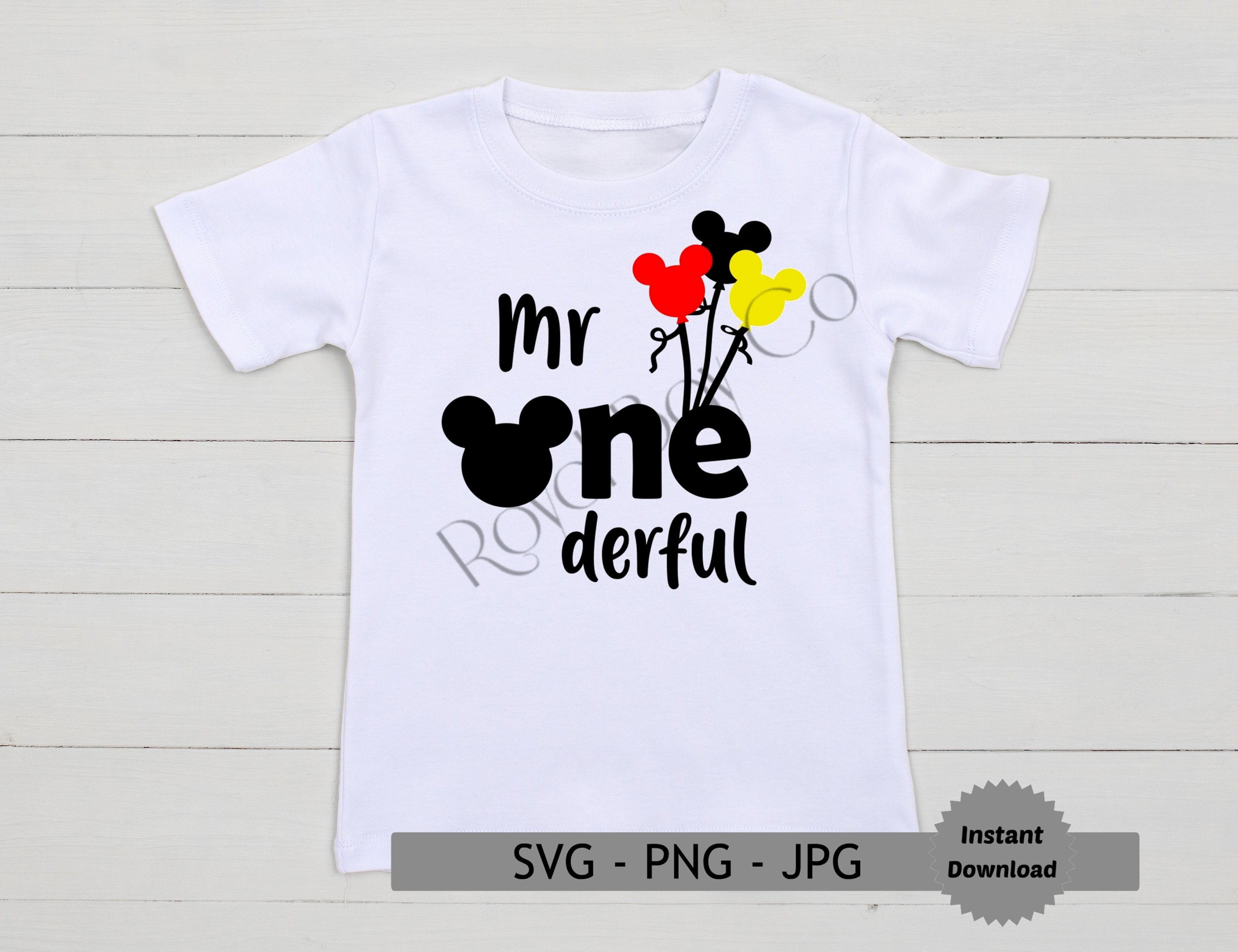 Mr Onederful SVG, Mr Onederful Birthday Svg, Mr Onederful Mouse Ears ...