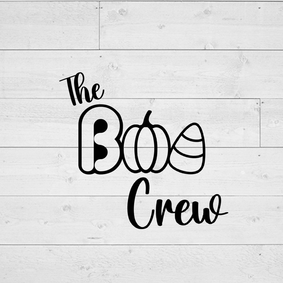 Boo Crew SVG, the Boo Crew Svg, Boo Svg, Halloween Svg, Png, Jpg - Etsy