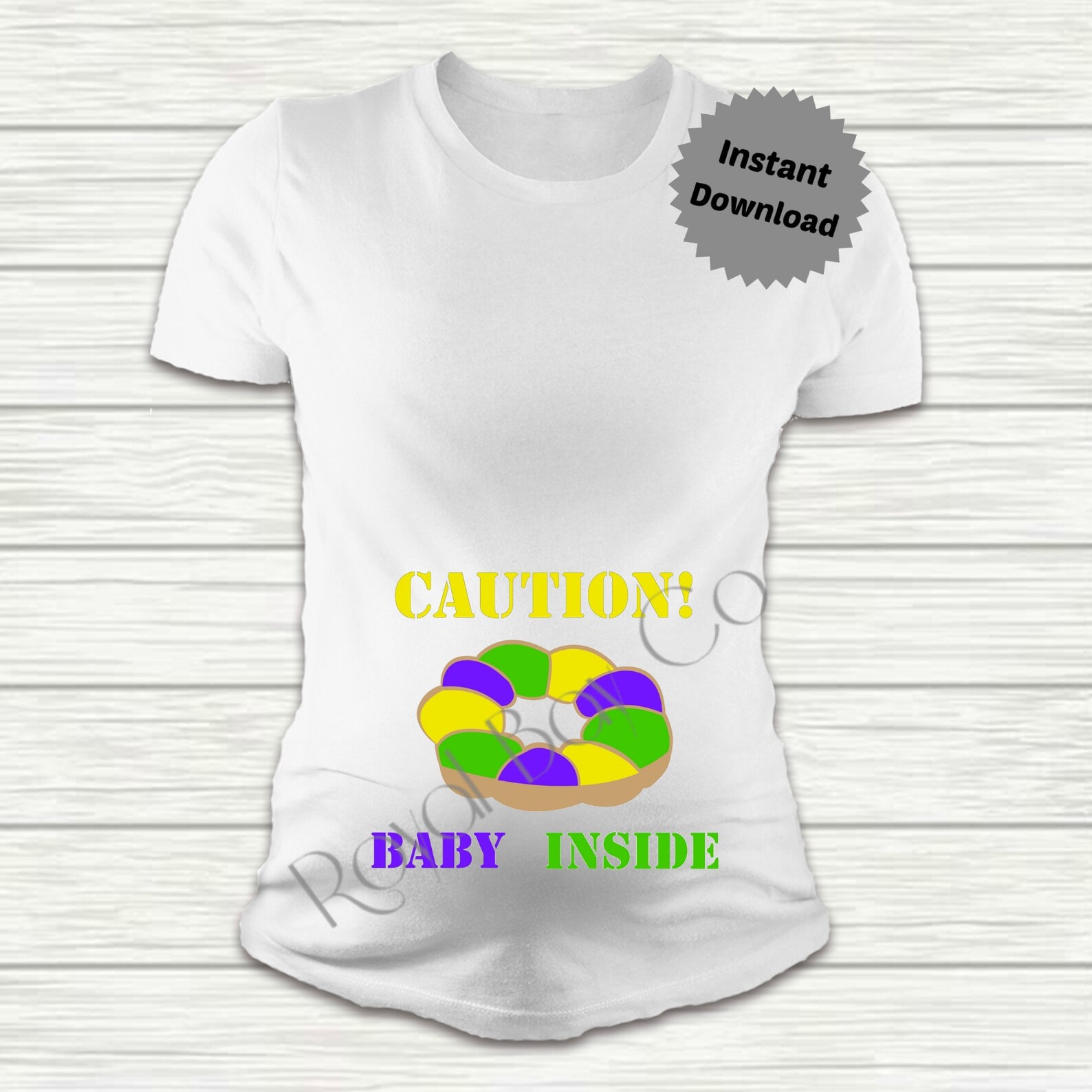 Caution Baby Inside Svg, Pregnancy Svg, King Cake Svg, Mardi Gras Svg ...