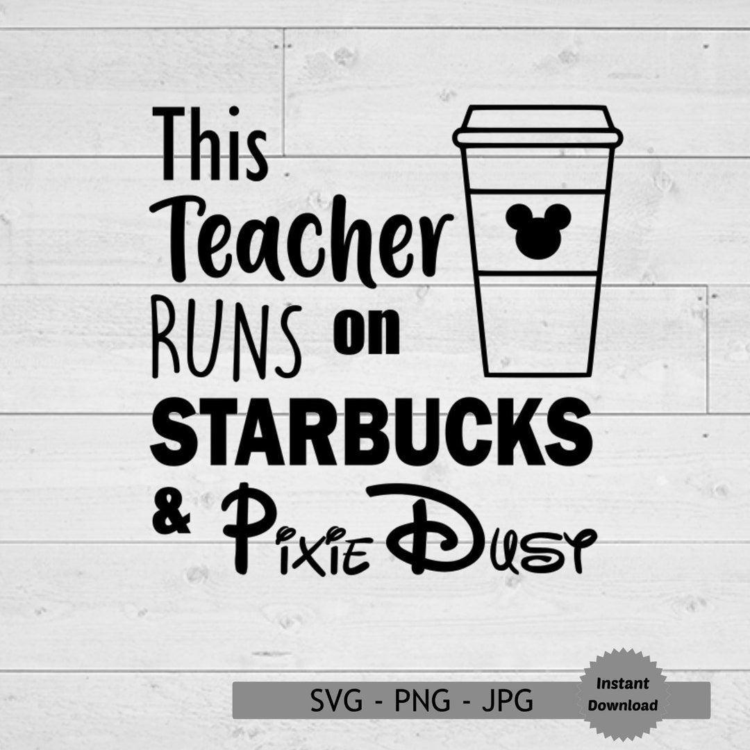 This Teacher Runs SVG, Pixie Svg, Coffee Svg, Teacher Svg, Run Svg, Cut ...