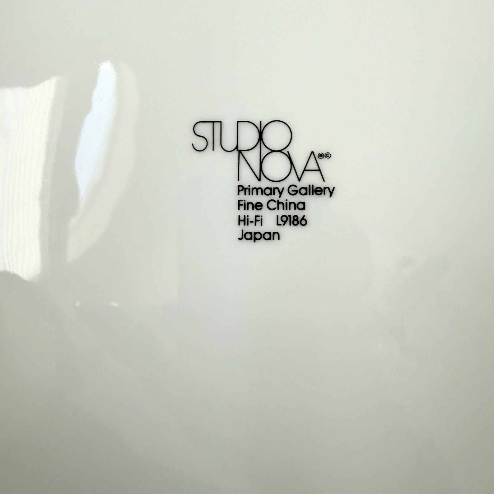 Sold Ind - Studio Nova Rainbow Dishes, Vintage Studio Nova Hi Fi ...