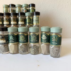 Your Choice - Vintage Mccormick Spice Jars, Mccormick Empty Spice Jars ...