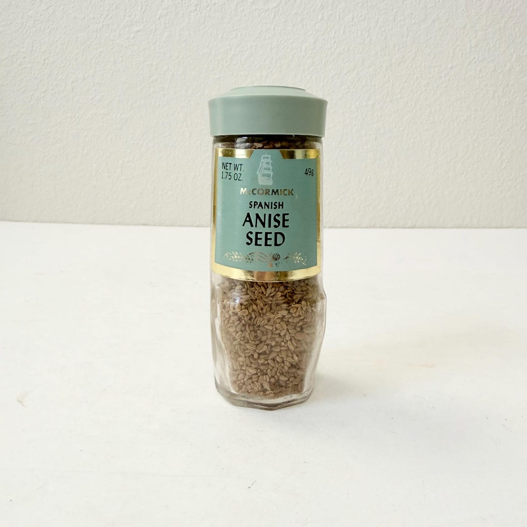 Vintage Mccormick Spice Jar Anise Seed – Mid Century Spice Bottle ...